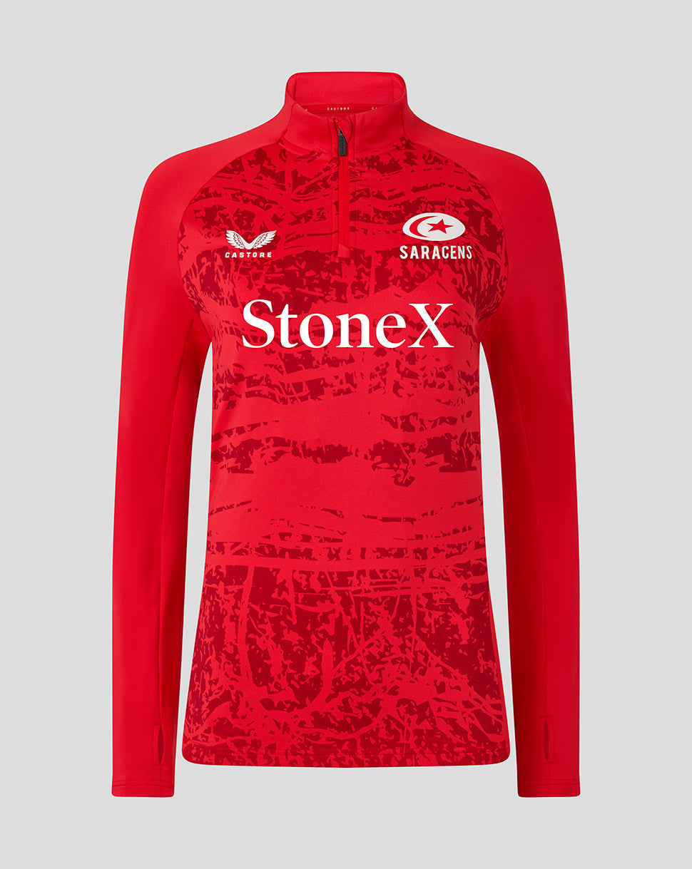 Saracens Women's 25/26 Pre Match Midlayer Top – Castore